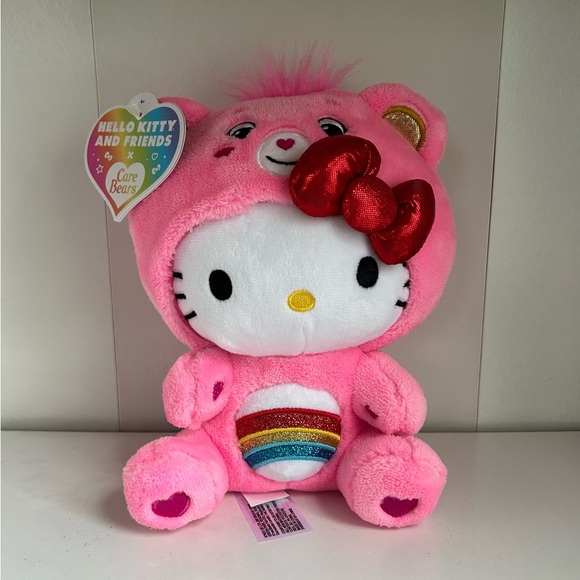 Hello Kitty | Toys | Nwt Hello Kitty Dressed As Cheer Bear 8 Funsize ...
